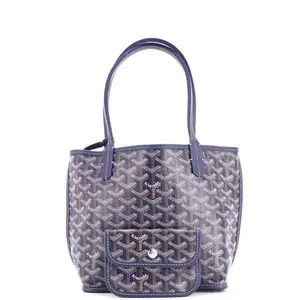 Goyard Anjou Reversible Mini Tote Coated Canvas - Blue