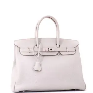 Hermès Birkin Handbag Togo With Palladium Hardware 35 - Grey