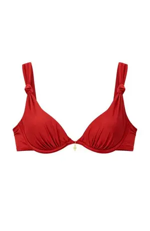 IVY SWIMWEAR Siena Bikini Top - Red