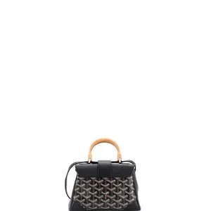 Goyard Saigon Top Handle Mini Bag - Black
