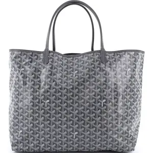 Goyard Saint Louis Tote Coated Canvas Gm - Grey