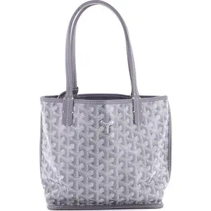 Goyard Anjou Reversible Tote Coated Canvas Mini - Grey