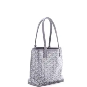 Goyard Anjou Reversible Tote Coated Canvas Mini - Grey