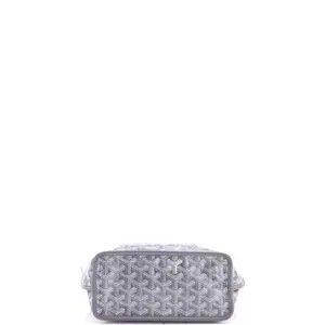Goyard Anjou Reversible Tote Coated Canvas Mini - Grey