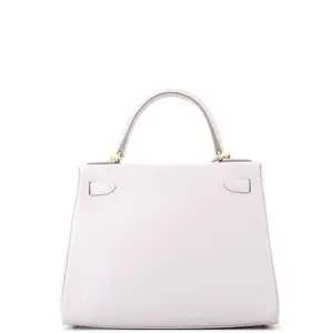 Hermès Kelly Handbag Evercolor With Gold Hardware 28 - Grey