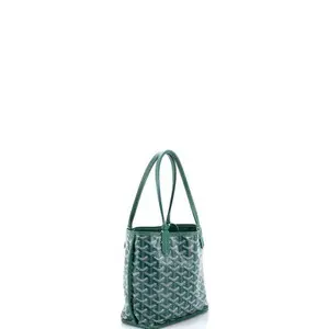 Goyard Anjou Reversible Tote Coated Canvas Mini - Green