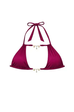 IVY SWIMWEAR Faye Bikini Top - Plum