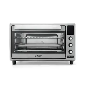 OSTER 10 Function Digital Display Air Fryer And Countertop Toaster Oven - Silver