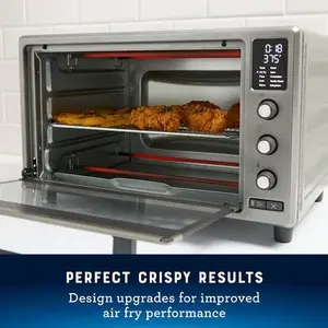 OSTER 10 Function Digital Display Air Fryer And Countertop Toaster Oven