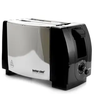 BETTER CHEF Two Slice Toaster Stainless Steel