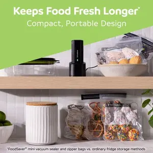 FOODSAVER Cordless Mini Vacuum Sealer With Starter Kit