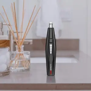 CONAIR Cordless Stainless Steel Nose And Ear Trimmer - Black