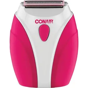 CONAIR Battery Operated Wet Or Dry Dual Trimmer Foil Shaver - Pink