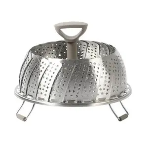 MARTHA STEWART Richburn Stainless Steel Telescopic Folding Steamer Insert