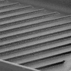 GENERAL STORE Addlestone 14.5 Inch Preseasoned Cast Iron Griddle