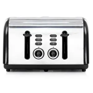 REDMOND 4 Slice Wide Slot 1400w Stainless Steel Toaster
