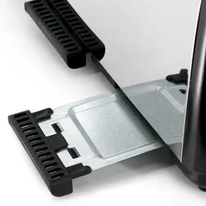 REDMOND 4 Slice Wide Slot 1400w Stainless Steel Toaster