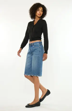 KANCAN Low Slung Baggy Denim Jorts