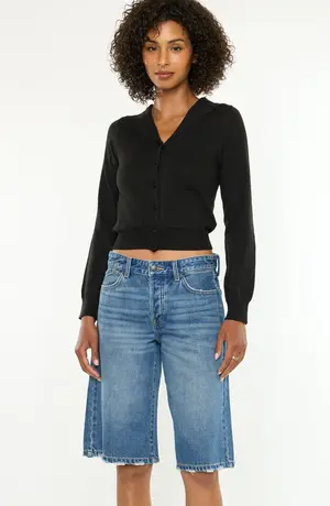 KANCAN Low Slung Baggy Denim Jorts