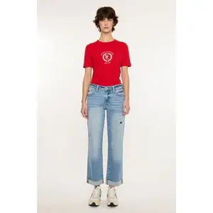 Kancan Cuffed Bottoms For Women