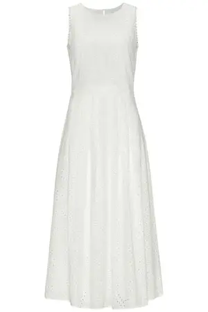 LASCANA Sleeveless Eyelet Maxi Dress