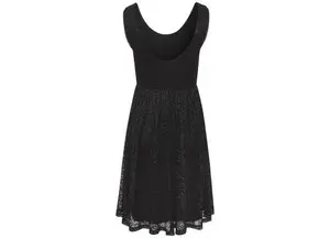 LASCANA Sleeveless Lace Knee-length Dress