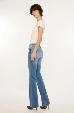 KANCAN Abigail Mid-rise Bootcut Stretch Jeans