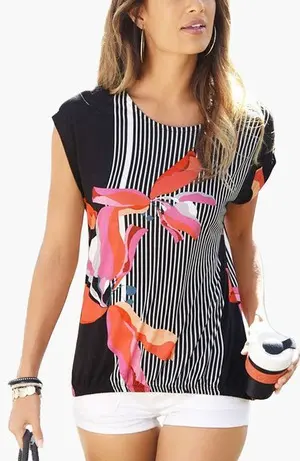 LASCANA Allover Mix Print Top