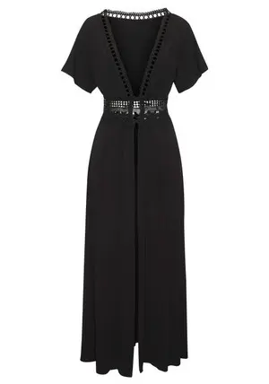 LASCANA Crochet Trim Cover Up