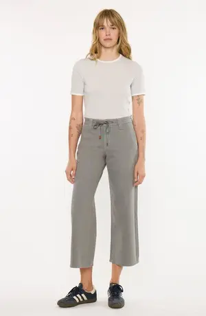 KANCAN High Rise Crop Wide Leg Pants