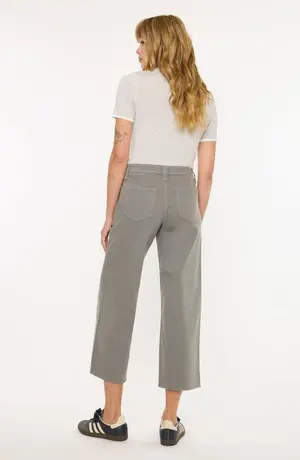 KANCAN High Rise Crop Wide Leg Pants