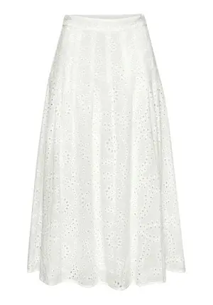 LASCANA Eyelet Maxi Skirt