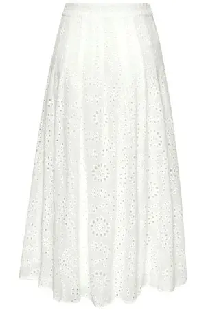 LASCANA Eyelet Maxi Skirt