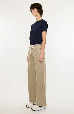 KANCAN Mid Rise Wide Leg Flare Jeans