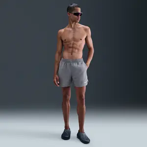 Nike Swim Breaker Essential 5" Brief-lined Volley Short - Grey