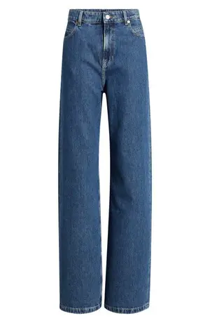 Hugo Boss High Waist Wide Leg Jeans