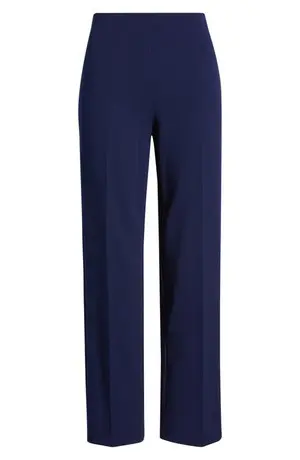 Anne Klein Hollywood Waist Straight Leg Ankle Pull-on Pants - Distant Mountain