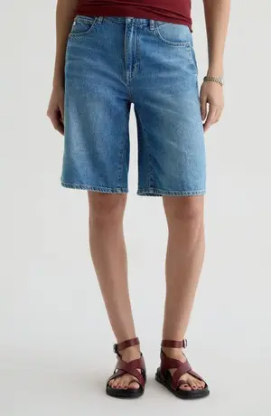 Ag Thalia Denim Bermuda Shorts