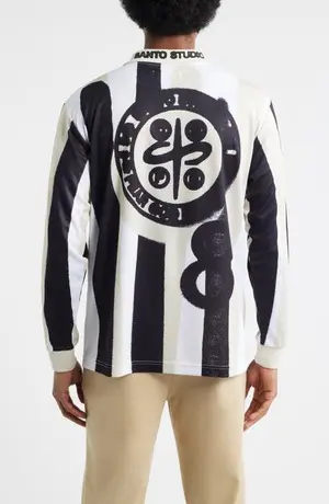 SANTO STUDIO Team Long Sleeve Club Jersey - Black