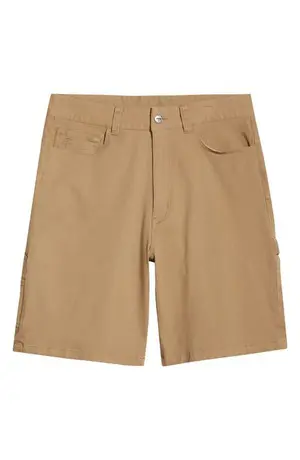 SANTO STUDIO Painter Denim Shorts - Tan