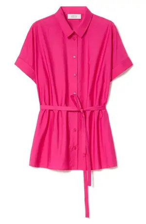 Marina Rinaldi Vetrino Tie-waist Shirt