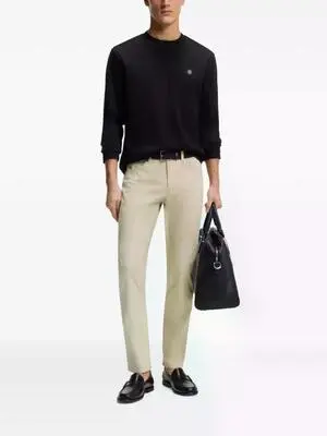 BOSS Delaware Slim-fit Trousers - Neutrals