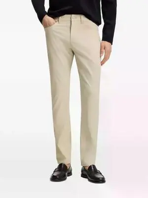 BOSS Delaware Slim-fit Trousers - Neutrals