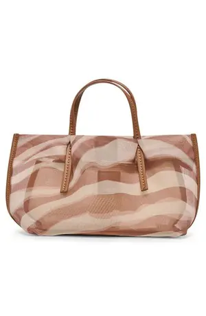 Dolce Vita Selene Mesh Tote Bag - Zebra