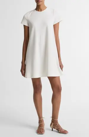 Women's Short Sleeve Swing Mini Dresses