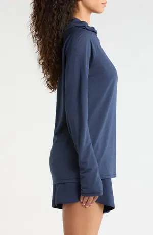 Smartwool Active Mesh Hoodie - Nightfall Deep Navy