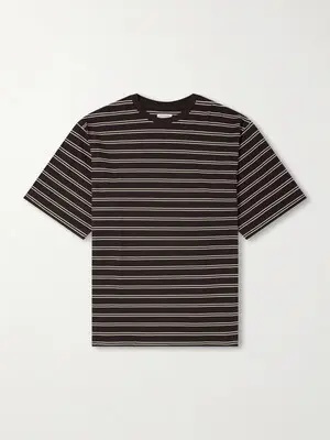 KAPTAIN SUNSHINE Striped Cotton-jersey T-shirt