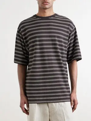 KAPTAIN SUNSHINE Striped Cotton-jersey T-shirt
