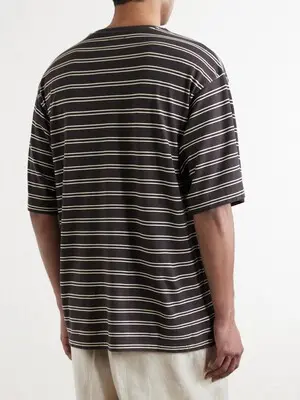 KAPTAIN SUNSHINE Striped Cotton-jersey T-shirt