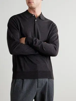 Hartford Merino Wool Polo Shirt